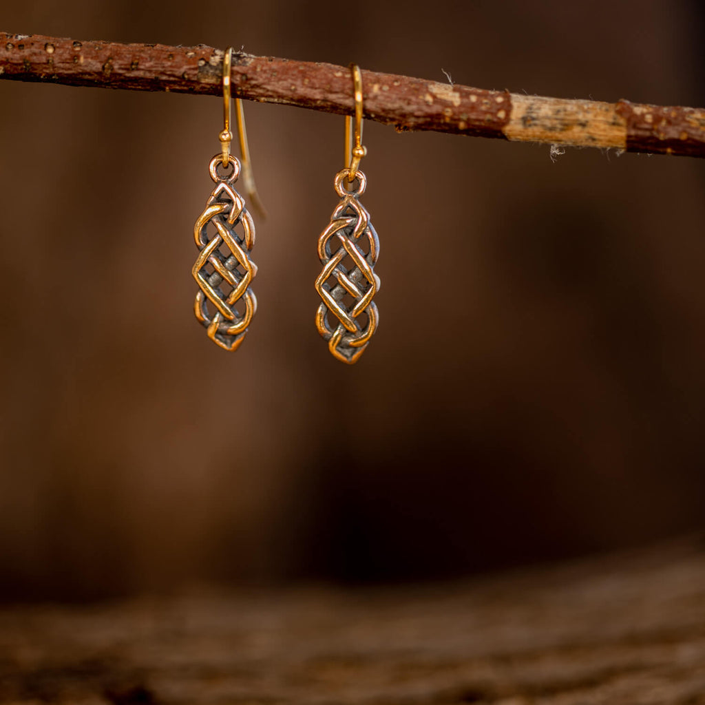 Dingla örhängen Celtic Knut Bronze – Ydale